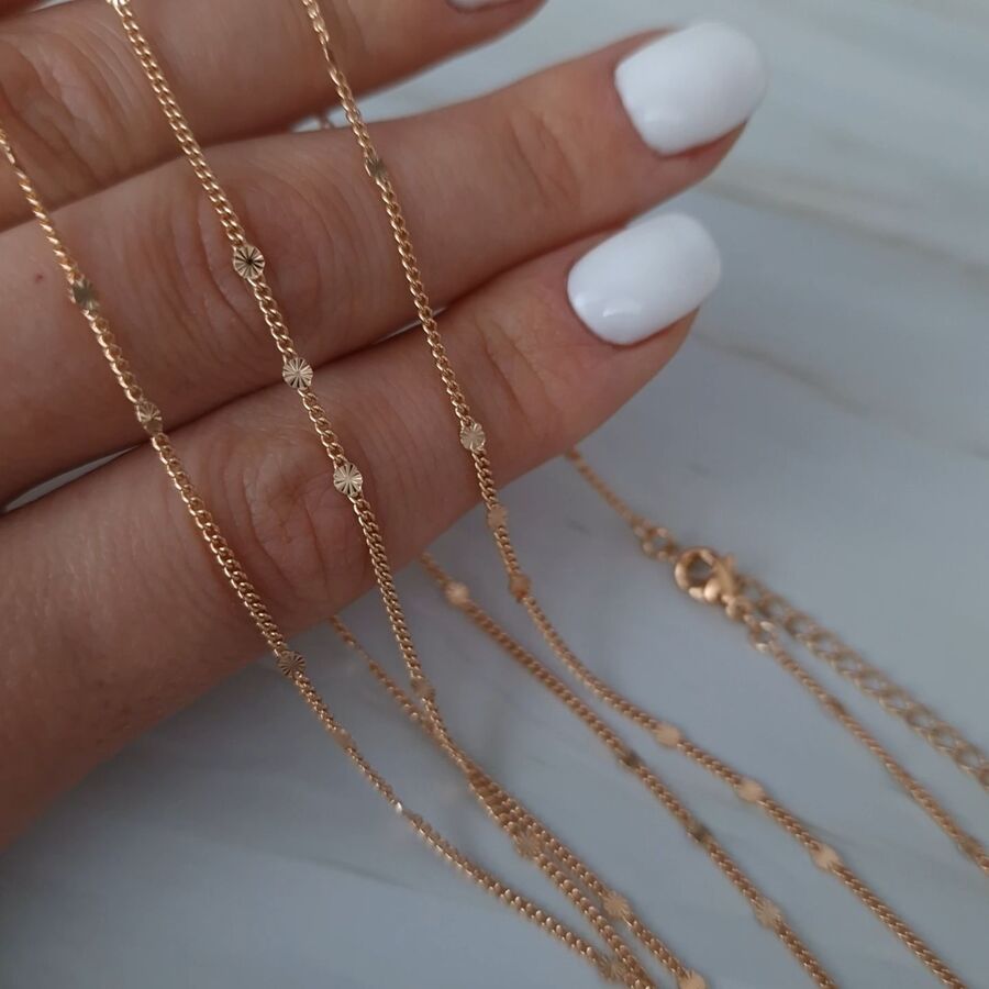 Paauksuotos medicininio metalo grandinėlės.Papuošalai M.D ...